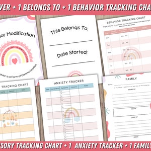 Boho Behavior Communication Printable, Documentation and Progress ...