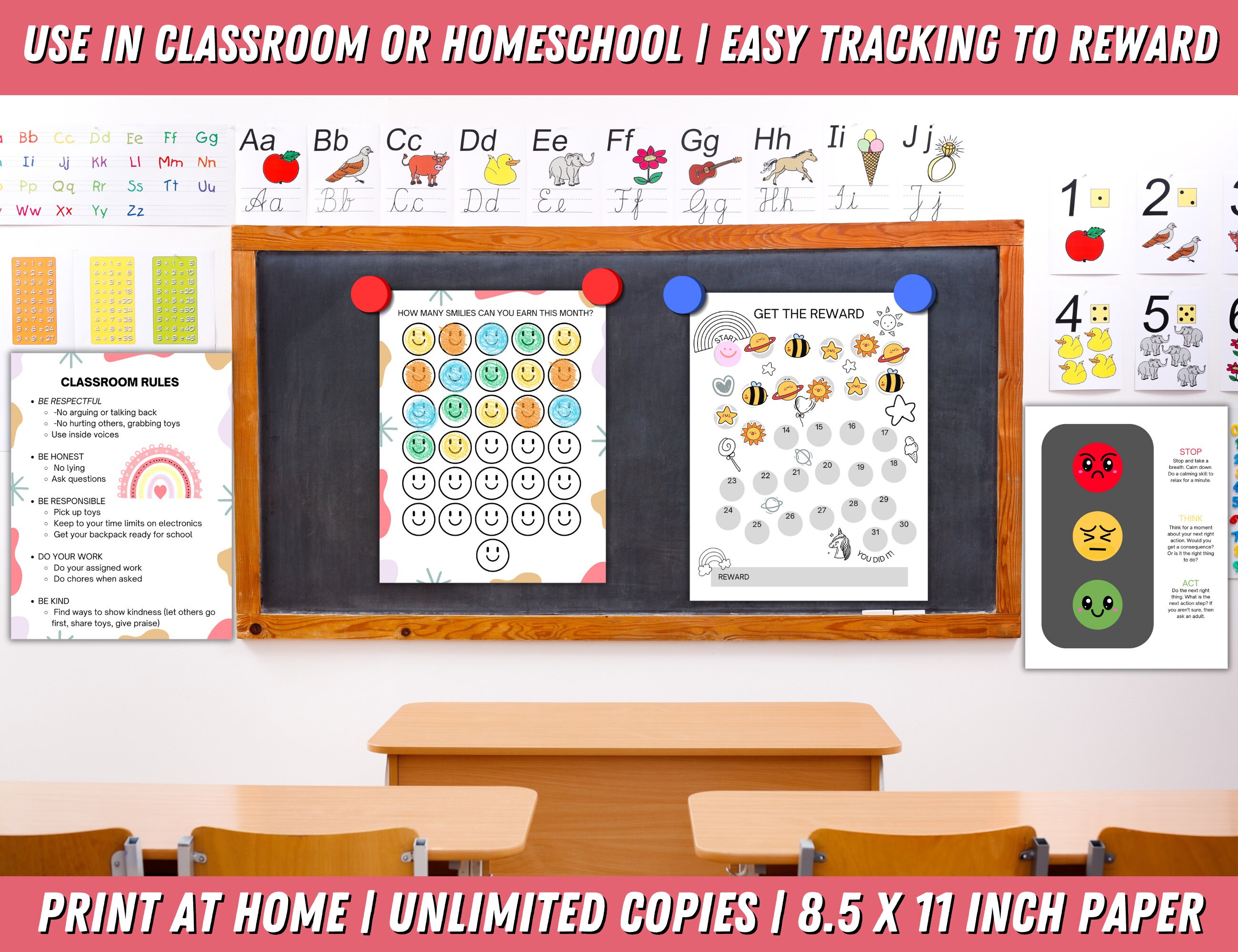 Boho Behavior Communication Printable, Documentation and Progress ...