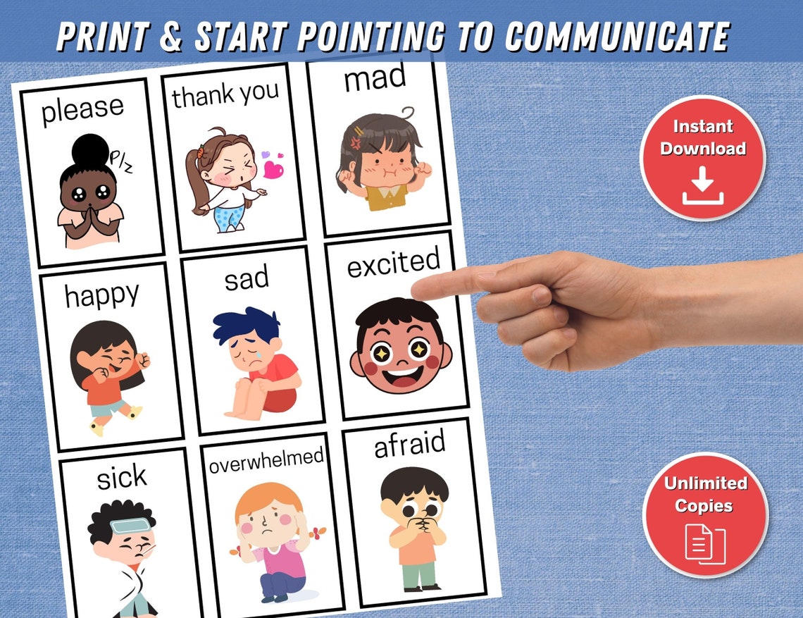 Printable Pecs Communication Cards Autism Communication - Etsy