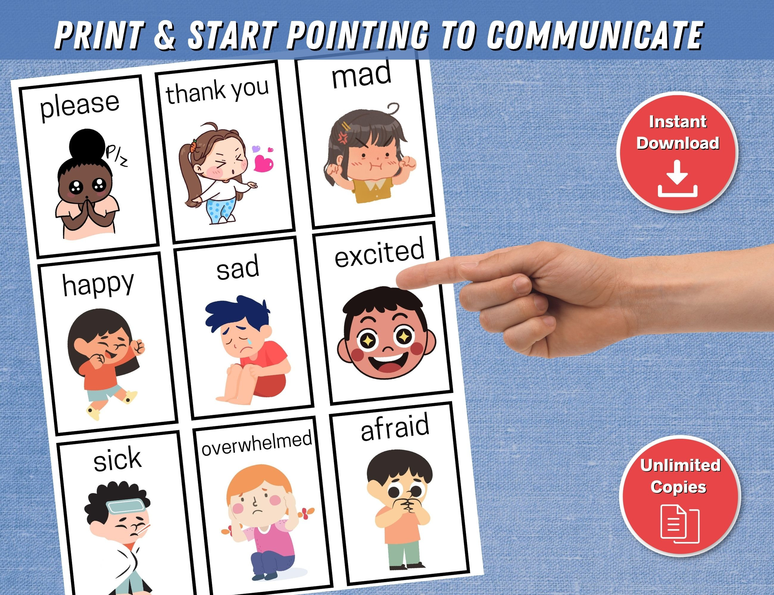 Printable Pecs Communication Cards Autism Communication - Etsy UK