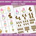 Printable Easter Bunny Gnome ABC Flash Cards, Memory Game, Matching ...