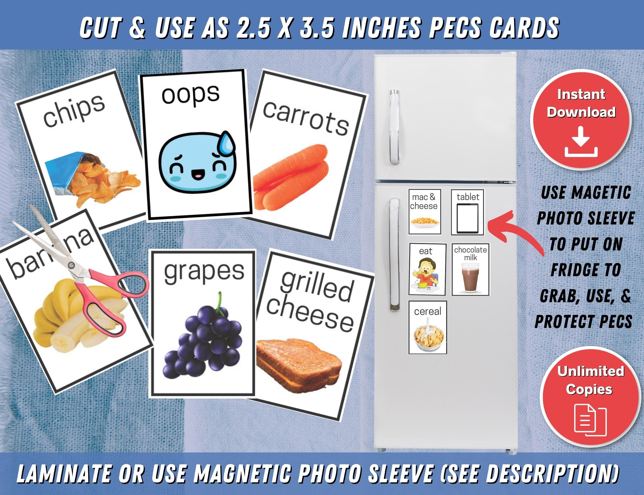 Printable Pecs Commuication Cards Autism Communication - Etsy Ireland