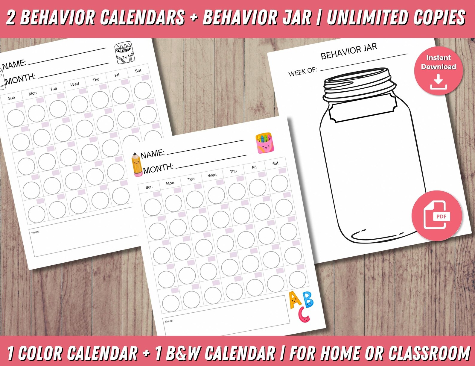 Kid’s Printable Behavior Bundle, 27 Behavior Communication Cards ...