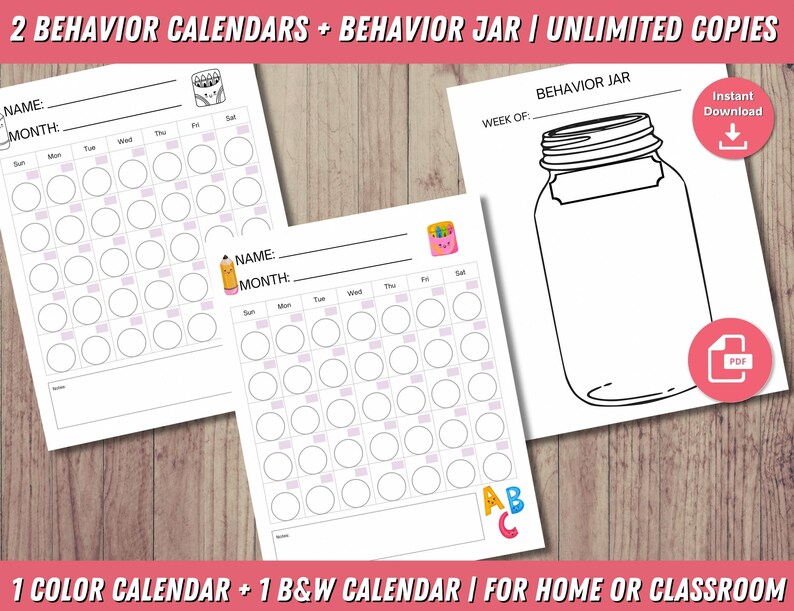 Kid’s Printable Behavior Bundle, 27 Behavior Communication Cards ...
