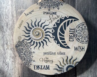 Sun Disc Wall Decor - Etsy