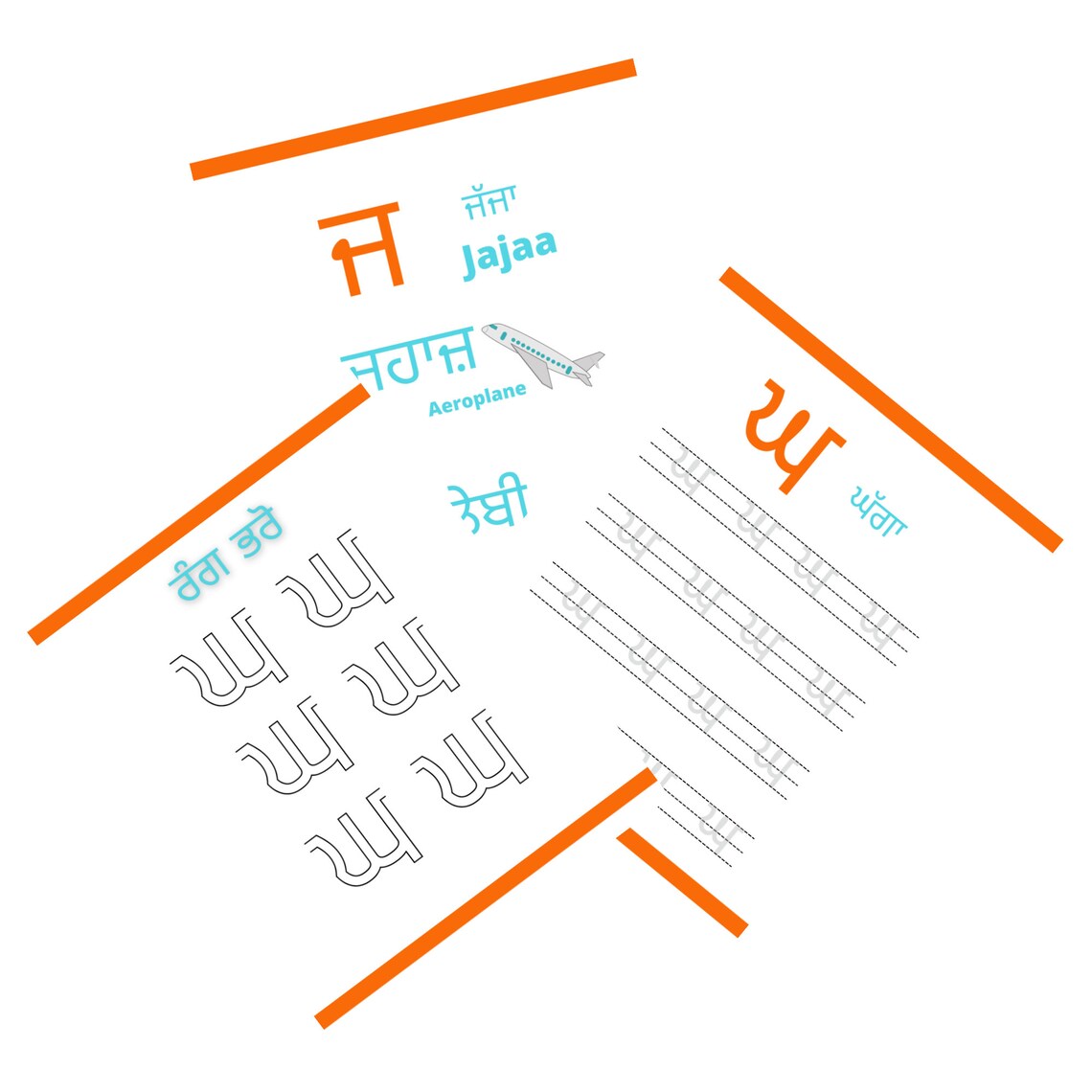 Ultimate Punjabi Alphabet Learning Workbook, Gurmukhi Alphabet Learning ...