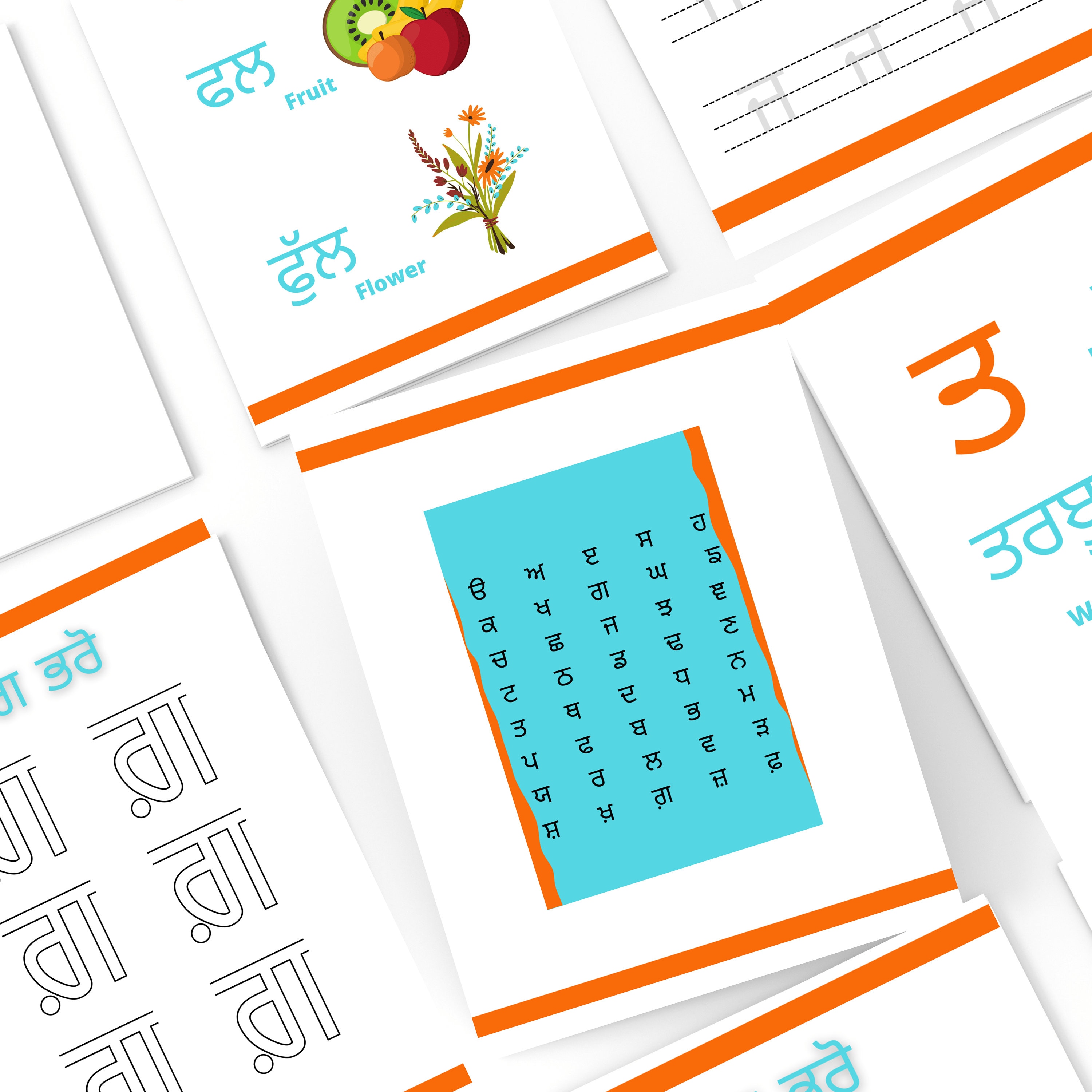 Ultimate Punjabi Alphabet Learning Workbook, Gurmukhi Alphabet Learning ...