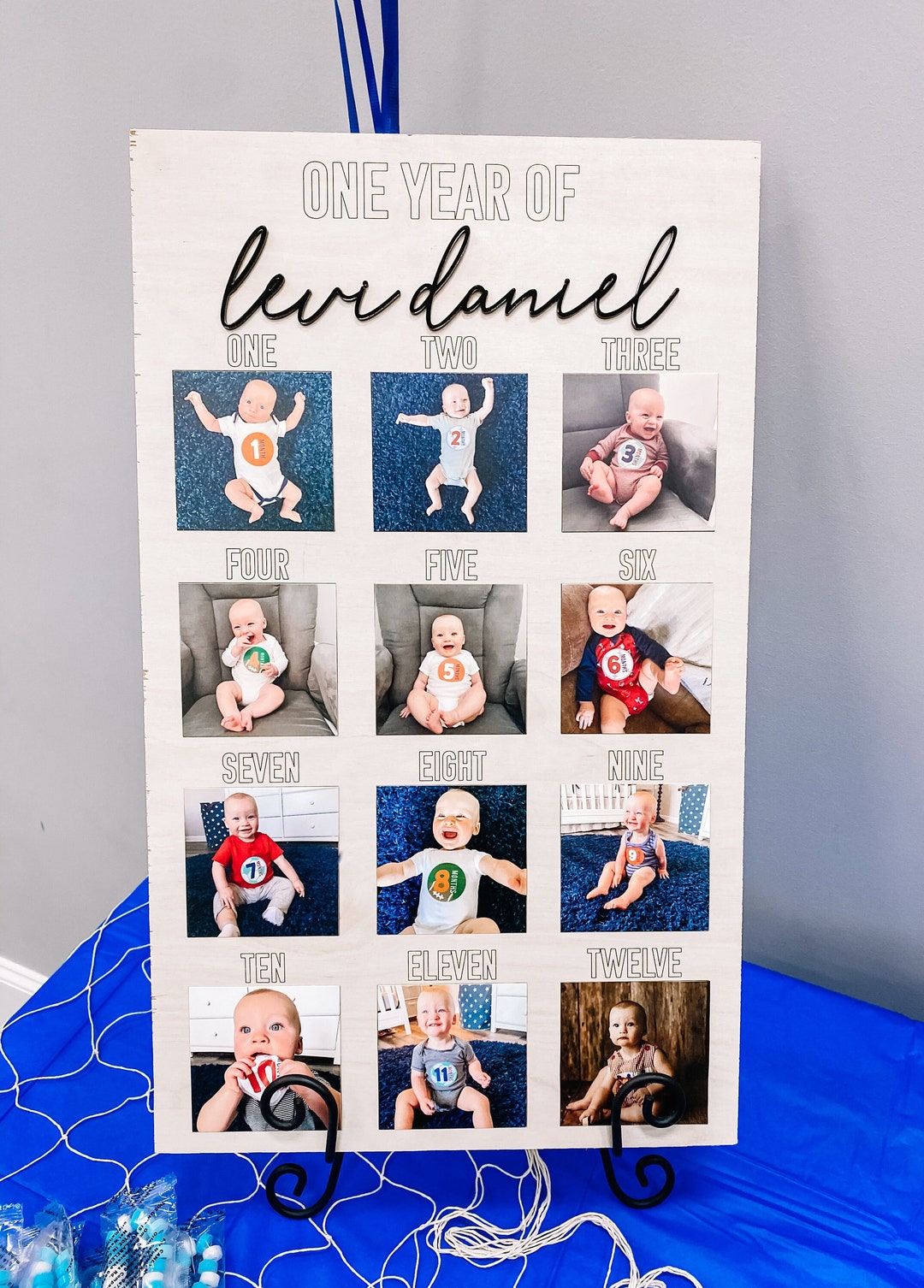 ONE YEAR OF Baby Board - Etsy