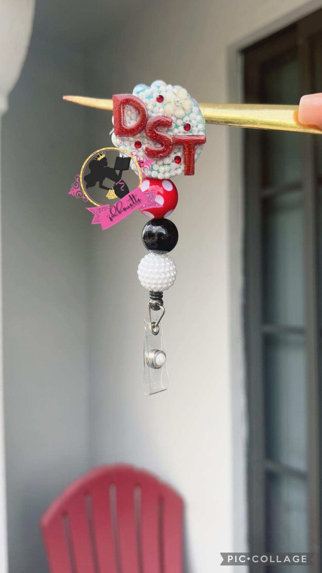 Delta Sigma Theta Badge Reel: Bling Work ID, Nurse, Teacher - Etsy