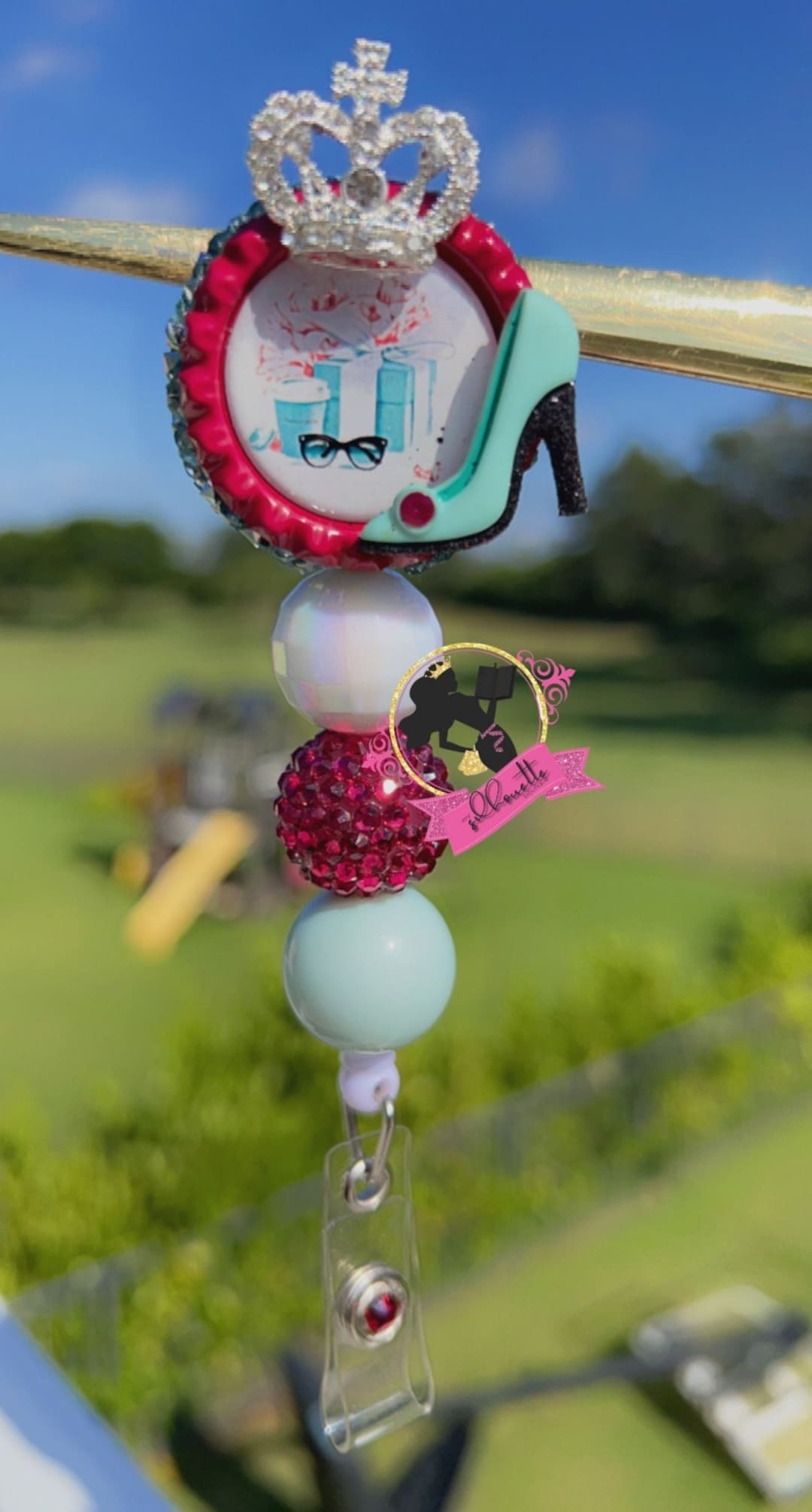 Badge Reel Bling Hospital Gift Nurse Badge Custom Badge - Etsy
