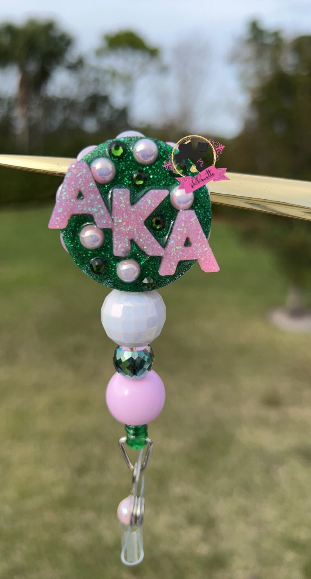 AKA Badge Reel #10, Alpha Kappa Alpha, AKA Nurse, Pink and Green, Work ...