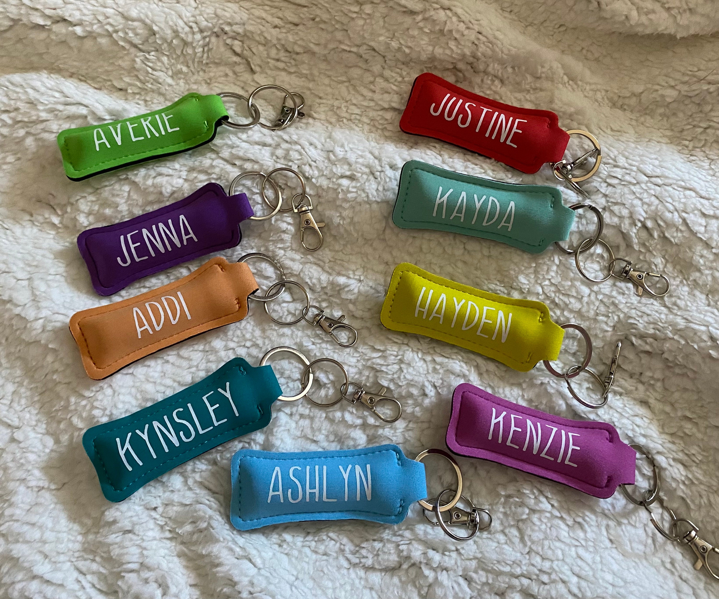 Personalized Lip Balm Keychain | Lip Balm Keychain Holder | Chapstick ...