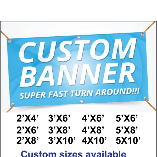 Custom Made Banner - Etsy
