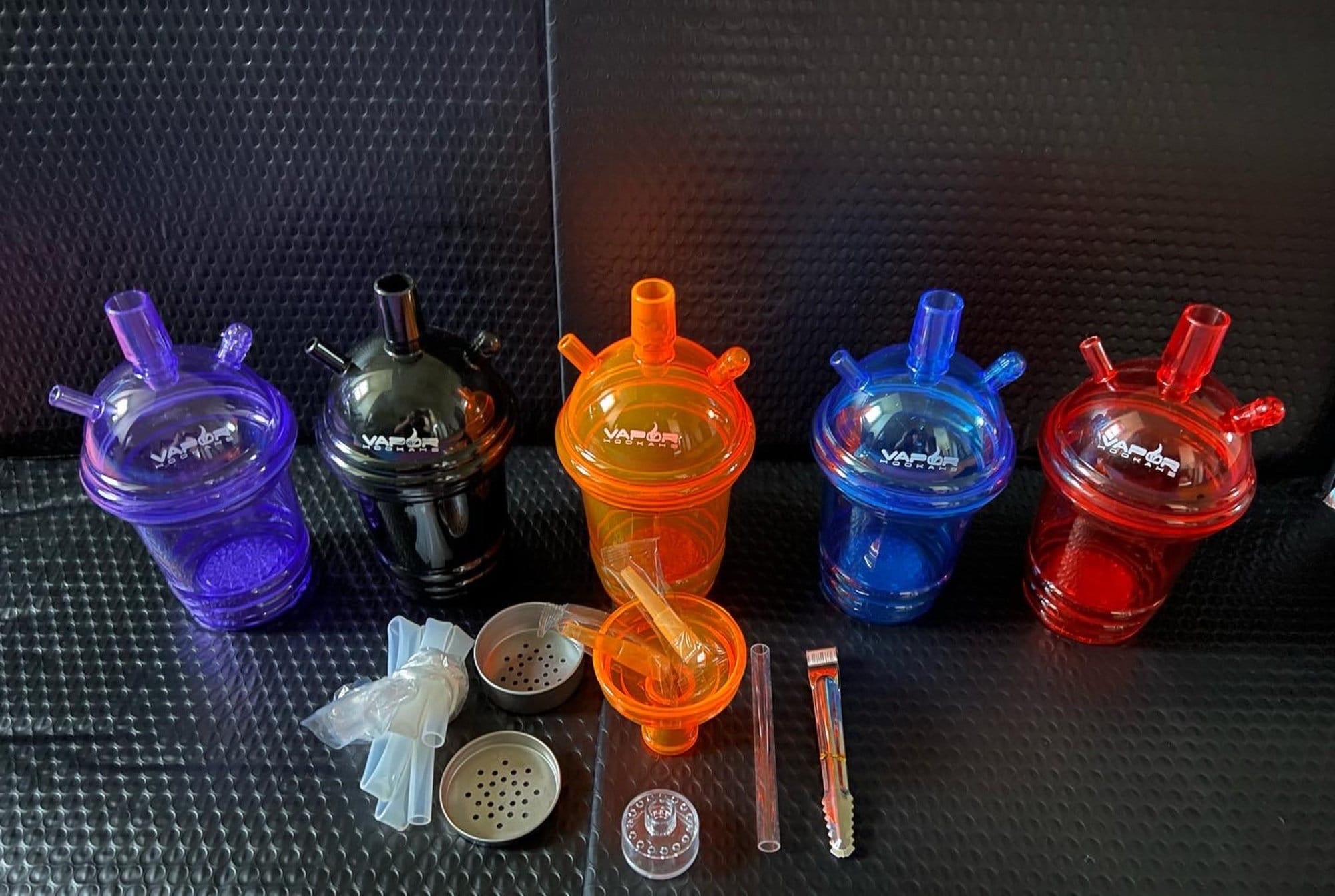 New Portable Hookah Travel Cup With LED Light Party Hookah Easy to Use ...