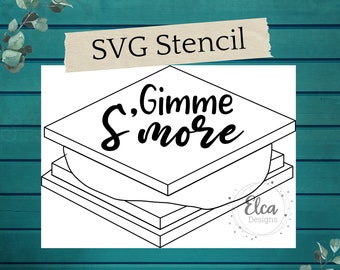 Smore Line Drawing - Etsy