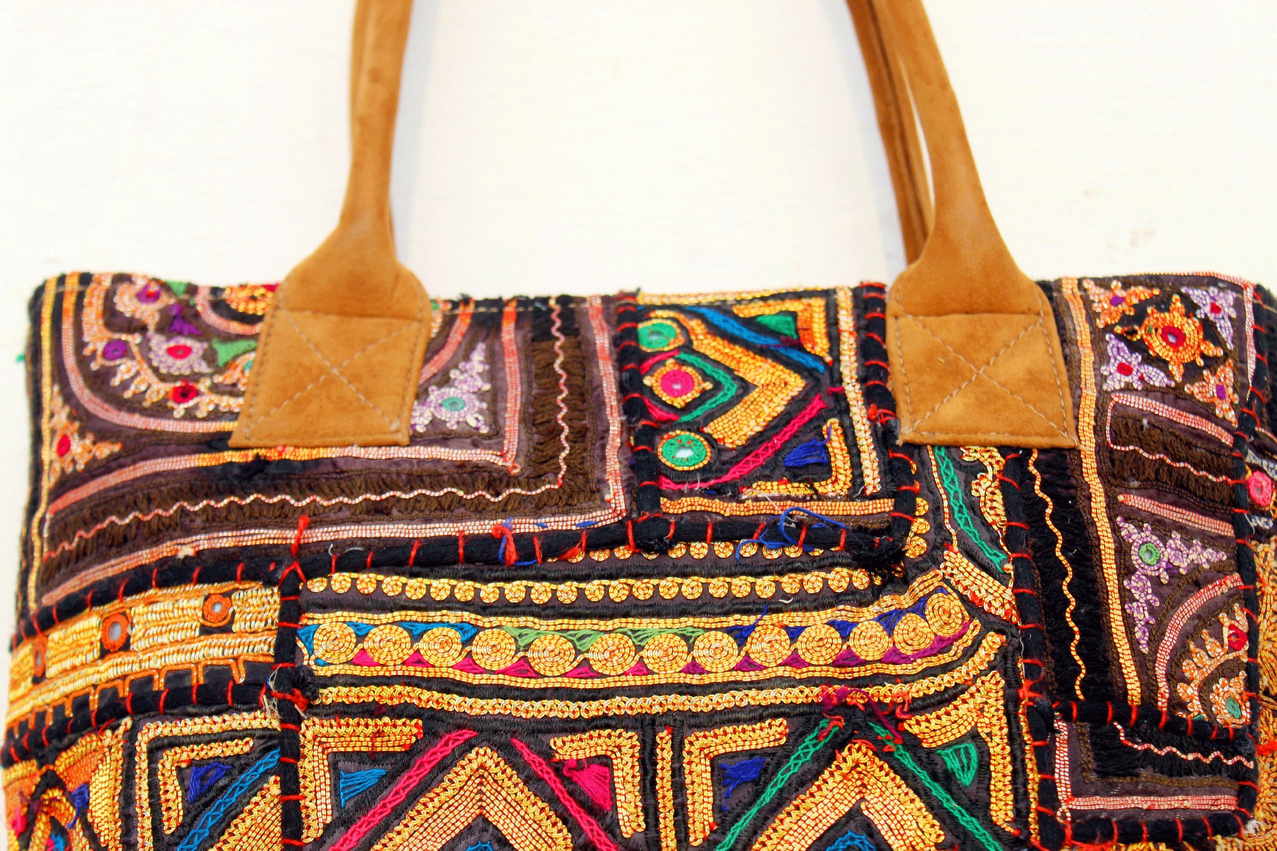 Large Tote, Colorful Tote, Banjara Bag, Boho Tote, Hippie Bag, Floral ...