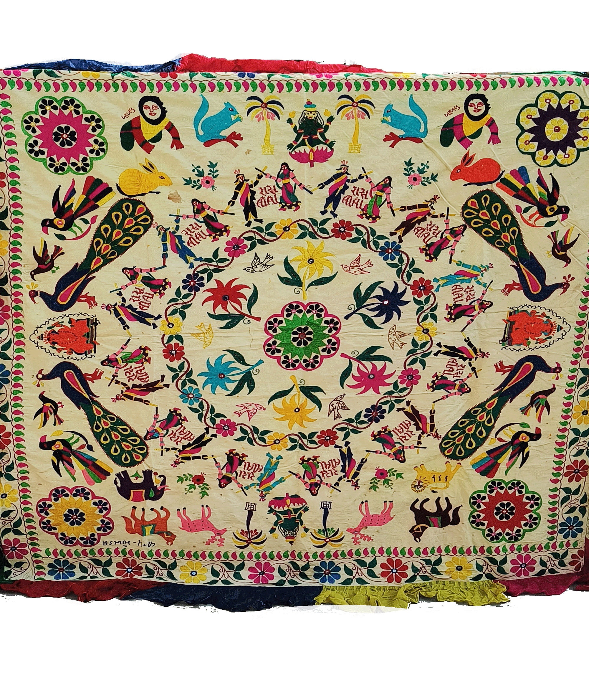 Antique Indian Wallhangings , Embroidery Wall Hangings, Kutchi Wall ...
