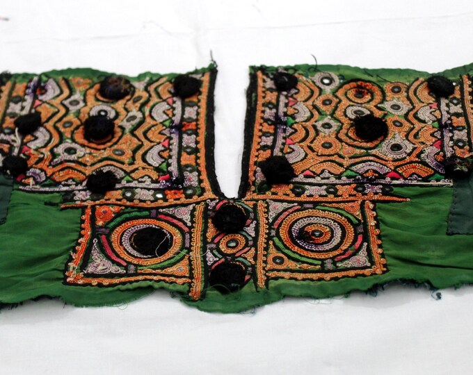 Kutch Vintage Embellished Yokes Patches Bags Dress Jacket,banjara ...