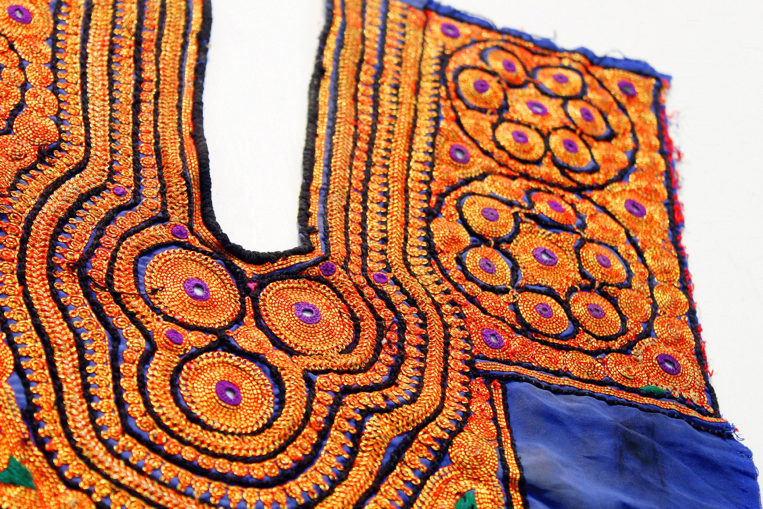 Vintage Boho Banjara Embroidered Neck Yoke,banjara Embroidery Collar ...