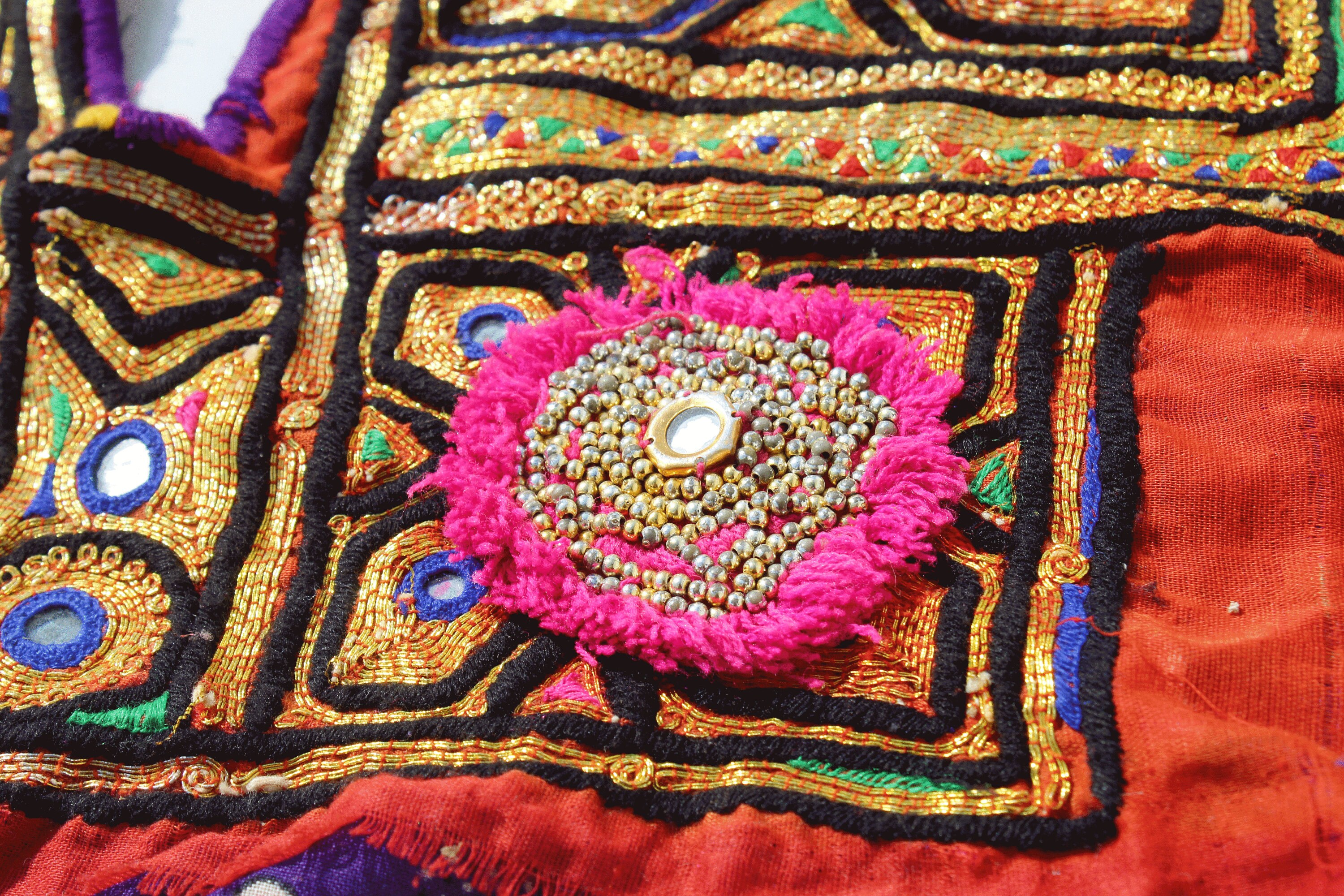 Vintage Boho Banjara Embroidered Neck Yoke,banjara Embroidery Collar ...
