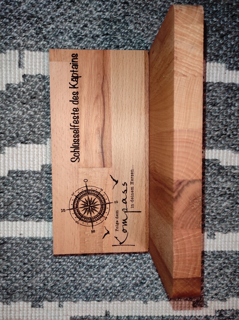 Wooden Key Board With Storage/ Key Rack With Engraving/ Key Chain ...