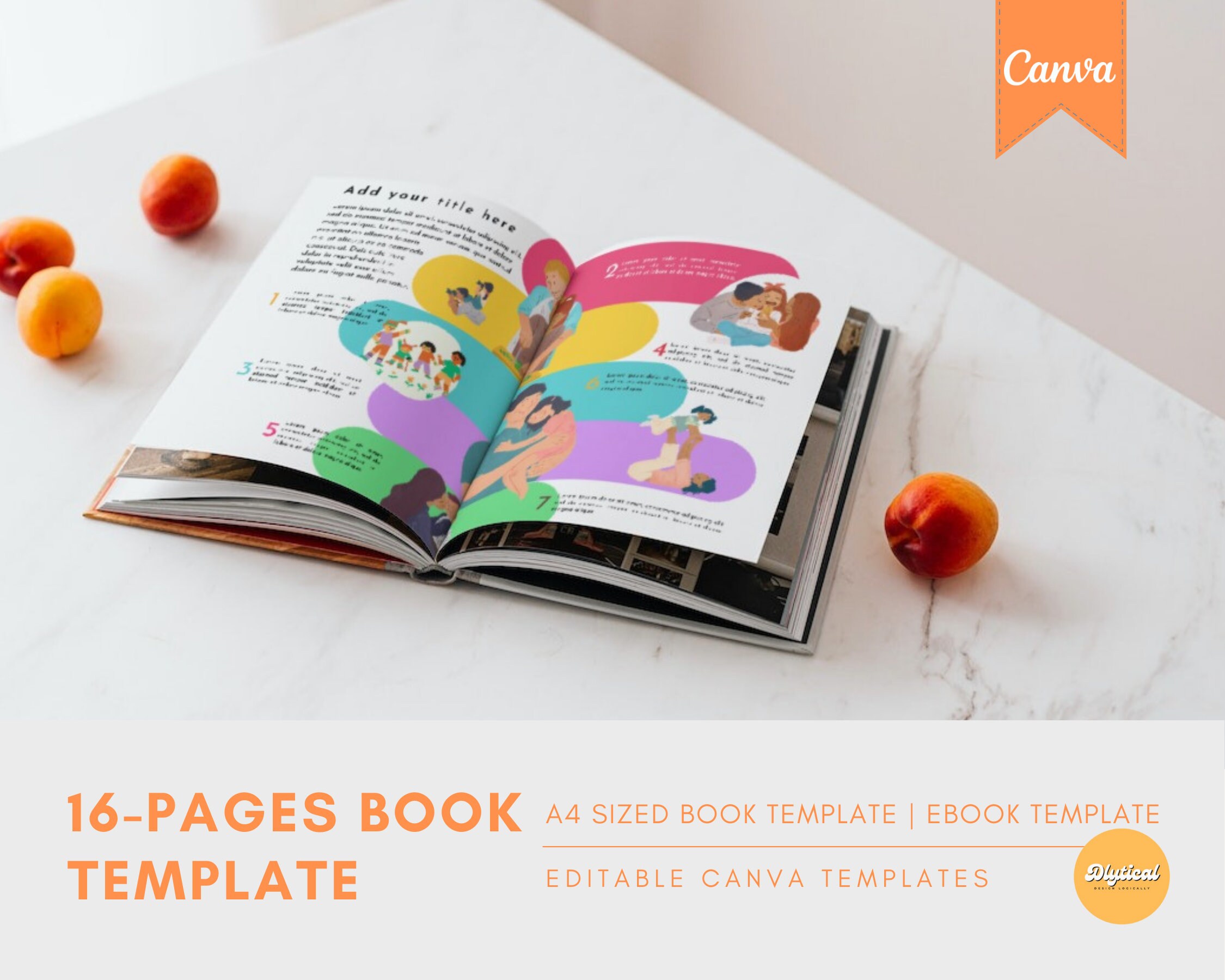 Editable A4 Childrens Book Template | Self-publishing Template ...