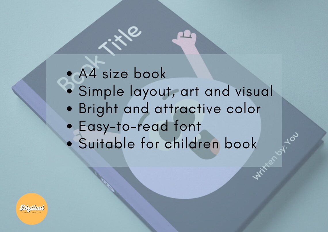 Editable A4 Children's Book Template | Self-publishing Template ...