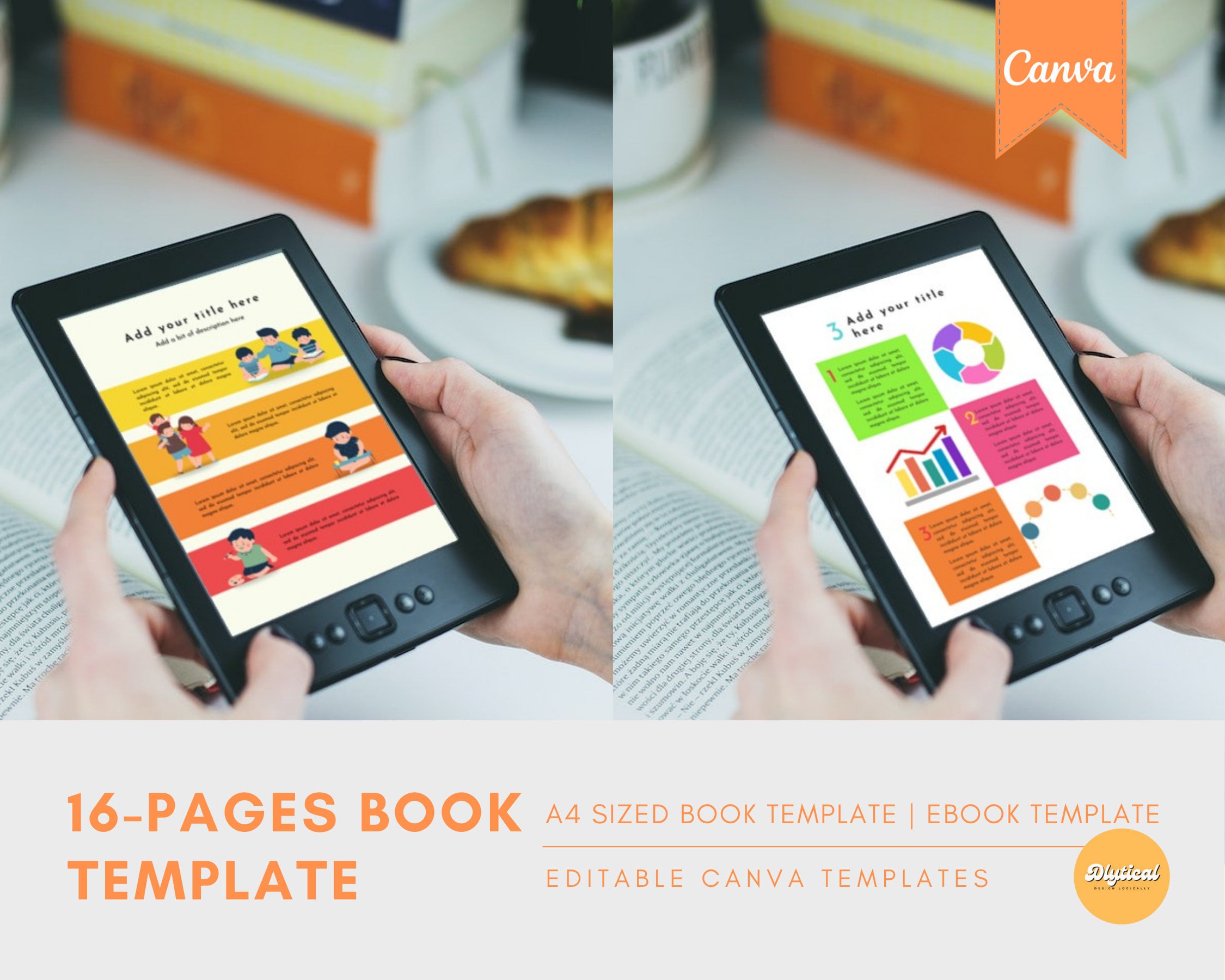 Editable A4 Childrens Book Template | Self-publishing Template ...
