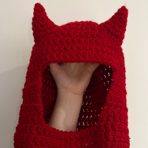 Crochet Devil Hat - PATTERN ONLY - Etsy