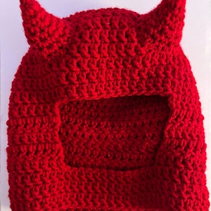 Crochet Devil Hat - PATTERN ONLY - Etsy