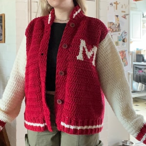 MARCELINE VARSITY JACKET - Pattern Only - Etsy