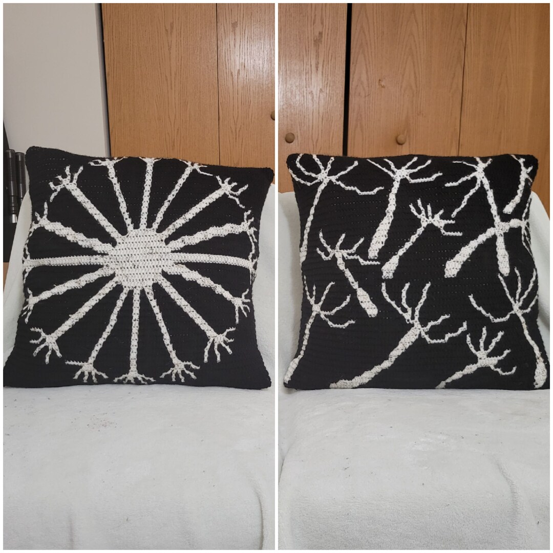 Dandelion Wish Pillow Mosaic Crochet PDF Pattern - Etsy