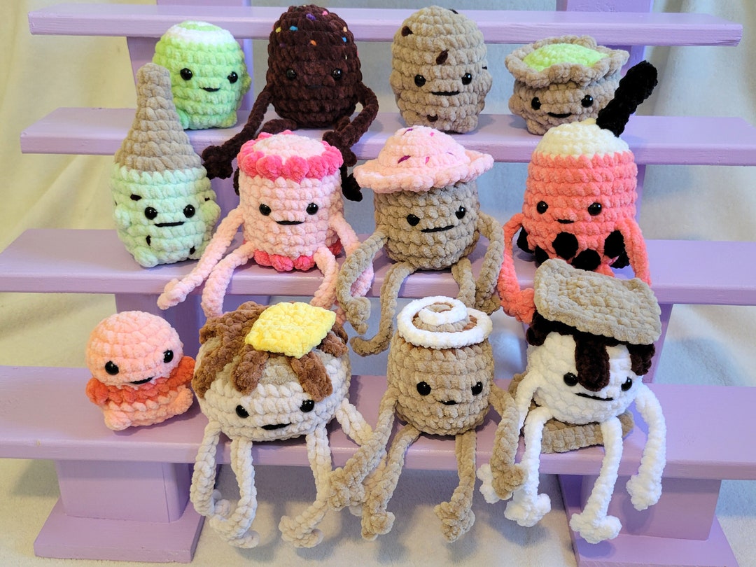 Dessert Crew No Sew Crochet PDF Pattern - Etsy
