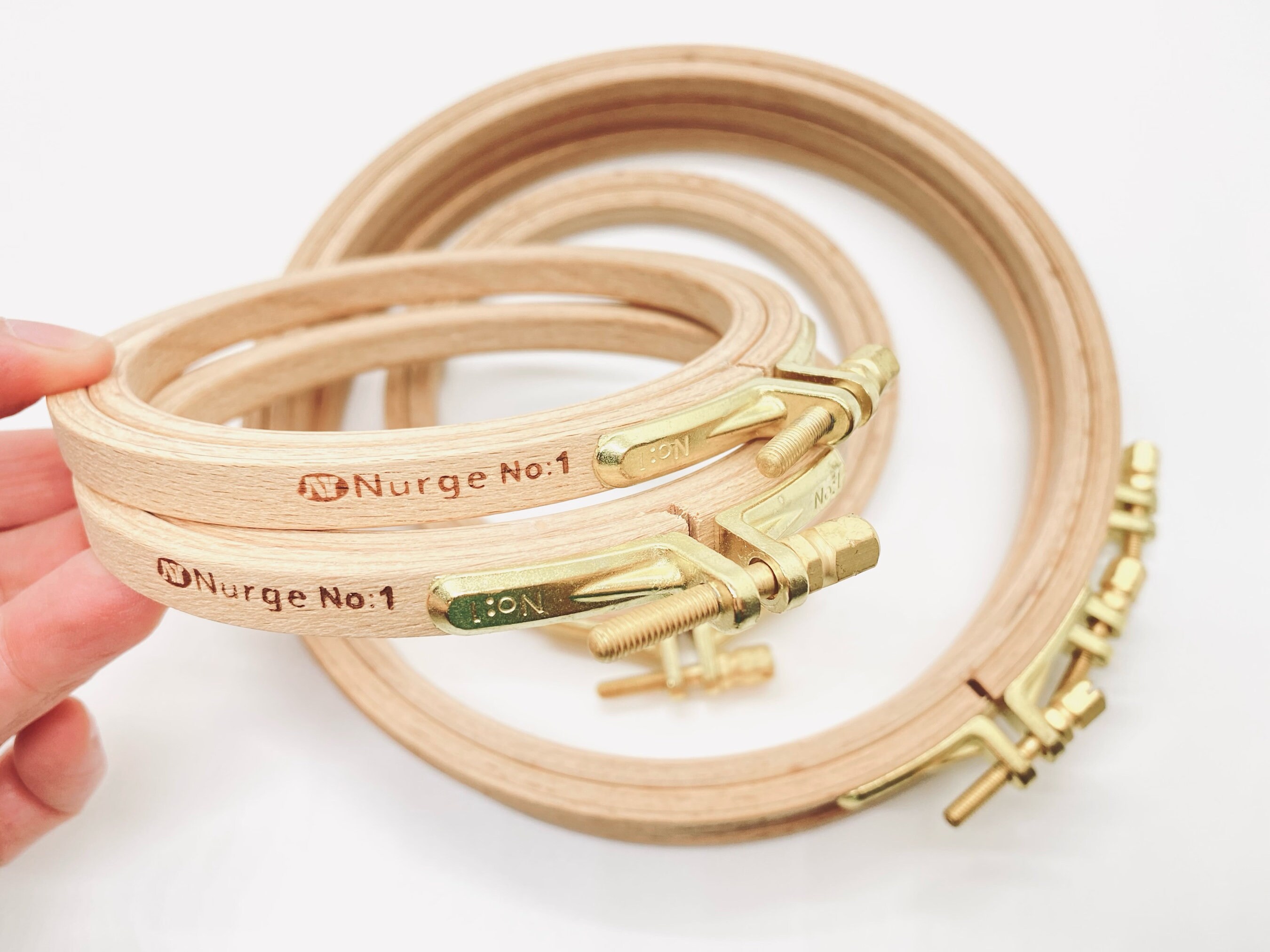 Nurge Beechwood Embroidery Hoops 4 6 Needlework - Etsy