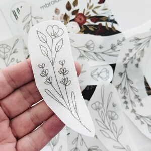 Floral Border Hand Embroidery Design, Printable Digital Download, Stick ...