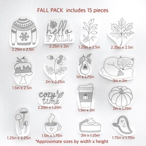 Fall Hand Embroidery Pattern, Christmas Stick and Stitch Design, Peel ...