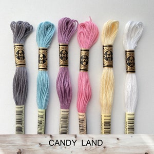DMC Six Strand Embroidery Floss, 6 Skeins, Trendy Color Palette Pack - Etsy
