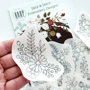 Stick and Stitch Embroidery Design, Hand Embroidery Flower Pattern ...