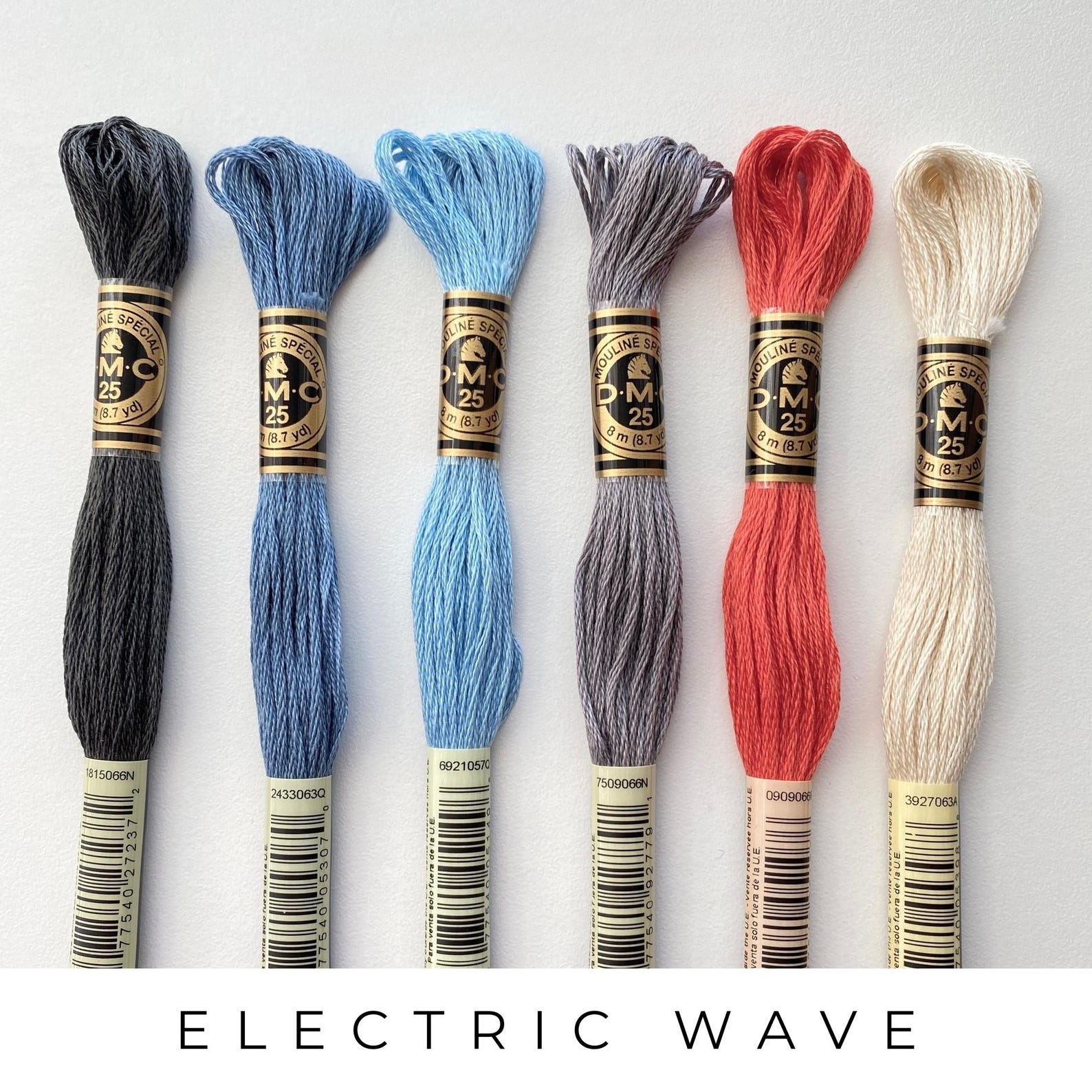 DMC Six Strand Embroidery Floss, 6 Skeins Color Pack, Trendy Embroidery ...