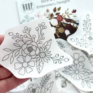 Stick and Stitch Embroidery Design, Hand Embroidery Flower Pattern ...