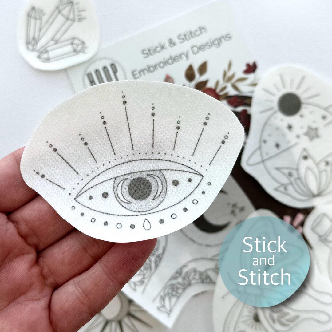 Moons and Magic Embroidery Design, Celestial Stick and Stitch, Mystical ...