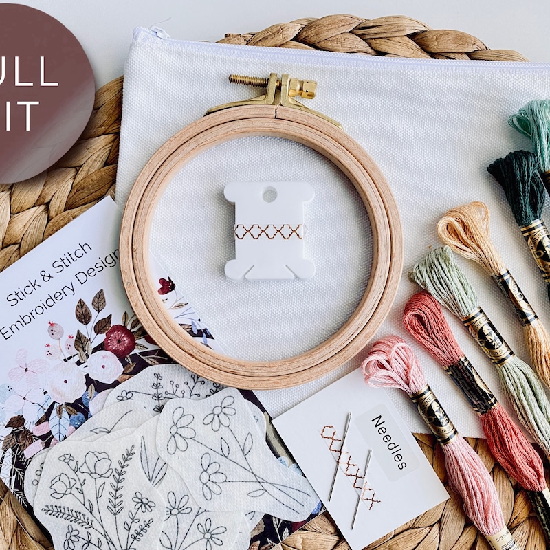 Stick & Stitch Kits - Etsy