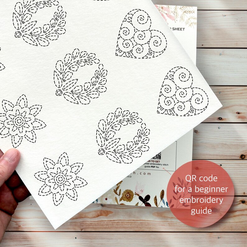 Stick and Stitch Visible Mending, Sashiko Embroidery Patch, Peel ...