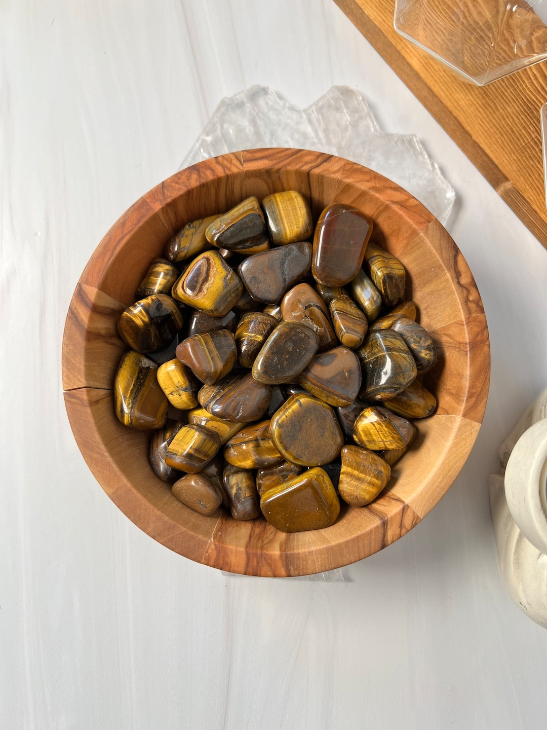 Tigers Eye Tumbles | Yellow Tigers Eye Stone | Tiger's Eye Brazilian ...