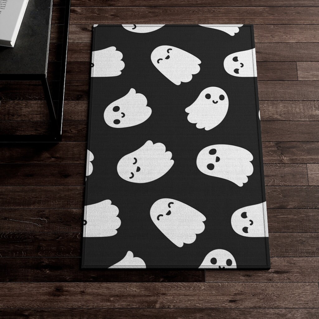 Halloween Viral Ghost Rug - Etsy