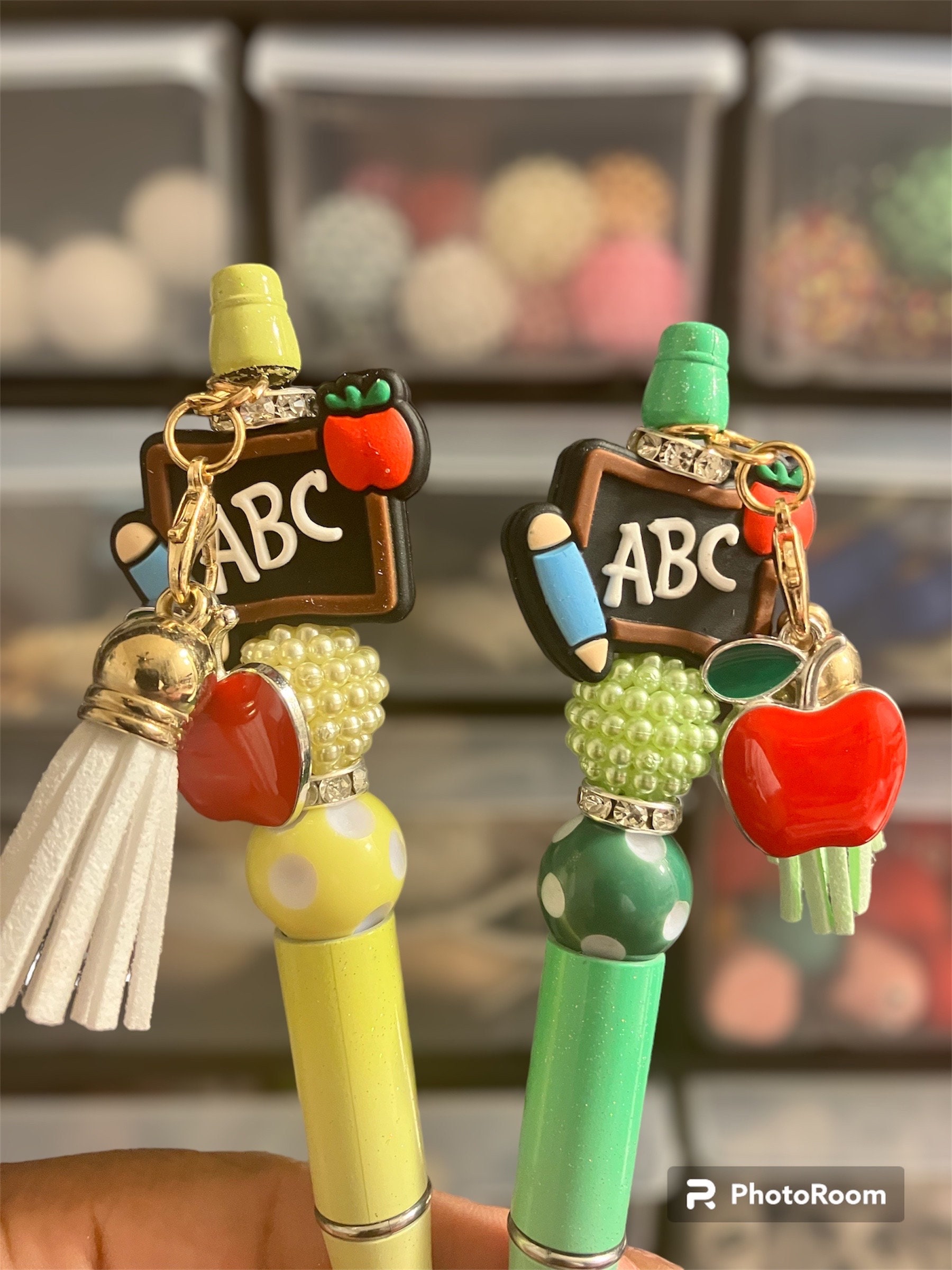 Back to School| Beaded Pens| Back to School Gift| Party Favor| Teacher ...