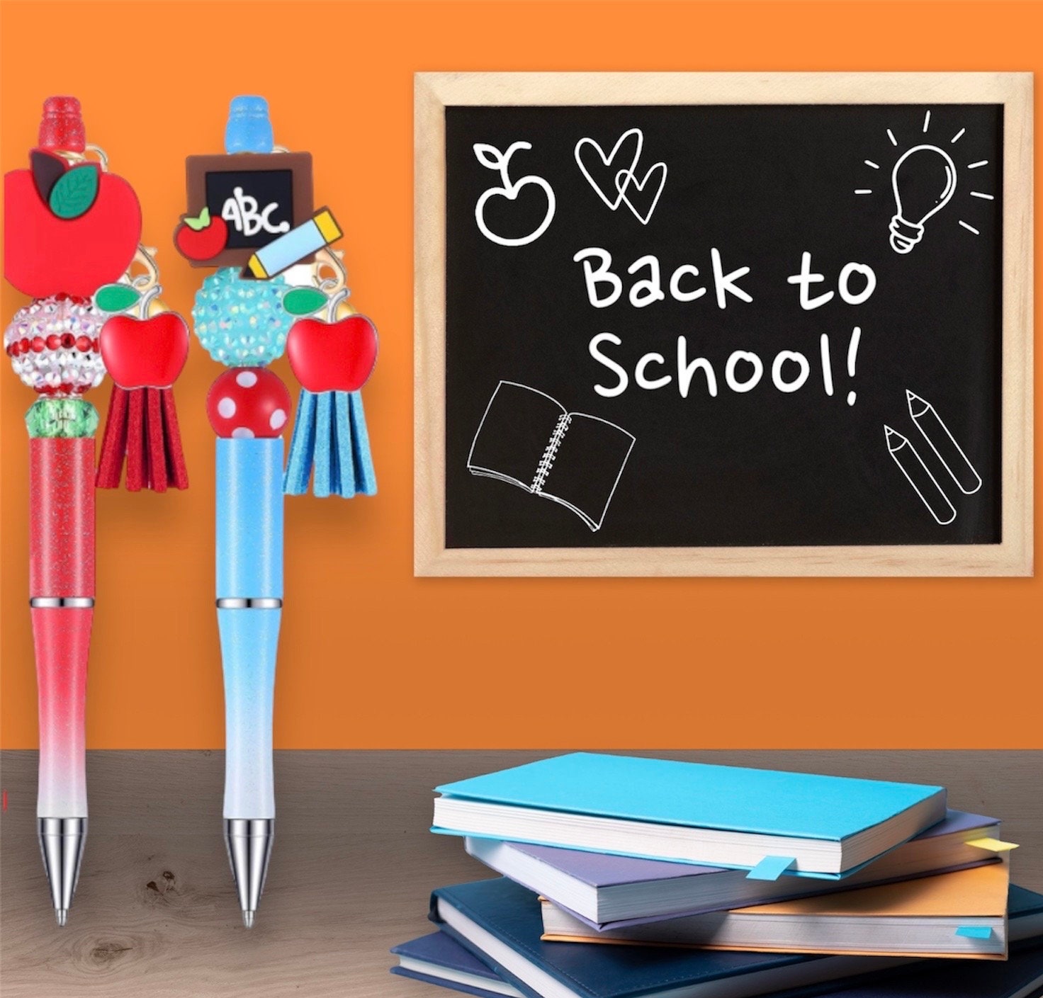 Back to School| Beaded Pens| Back to School Gift| Party Favor| Teacher ...