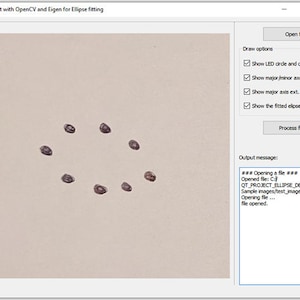 Ellipse Detection and Fitting Software-with Qt, Eigen and Opencv Libraries - Etsy UK