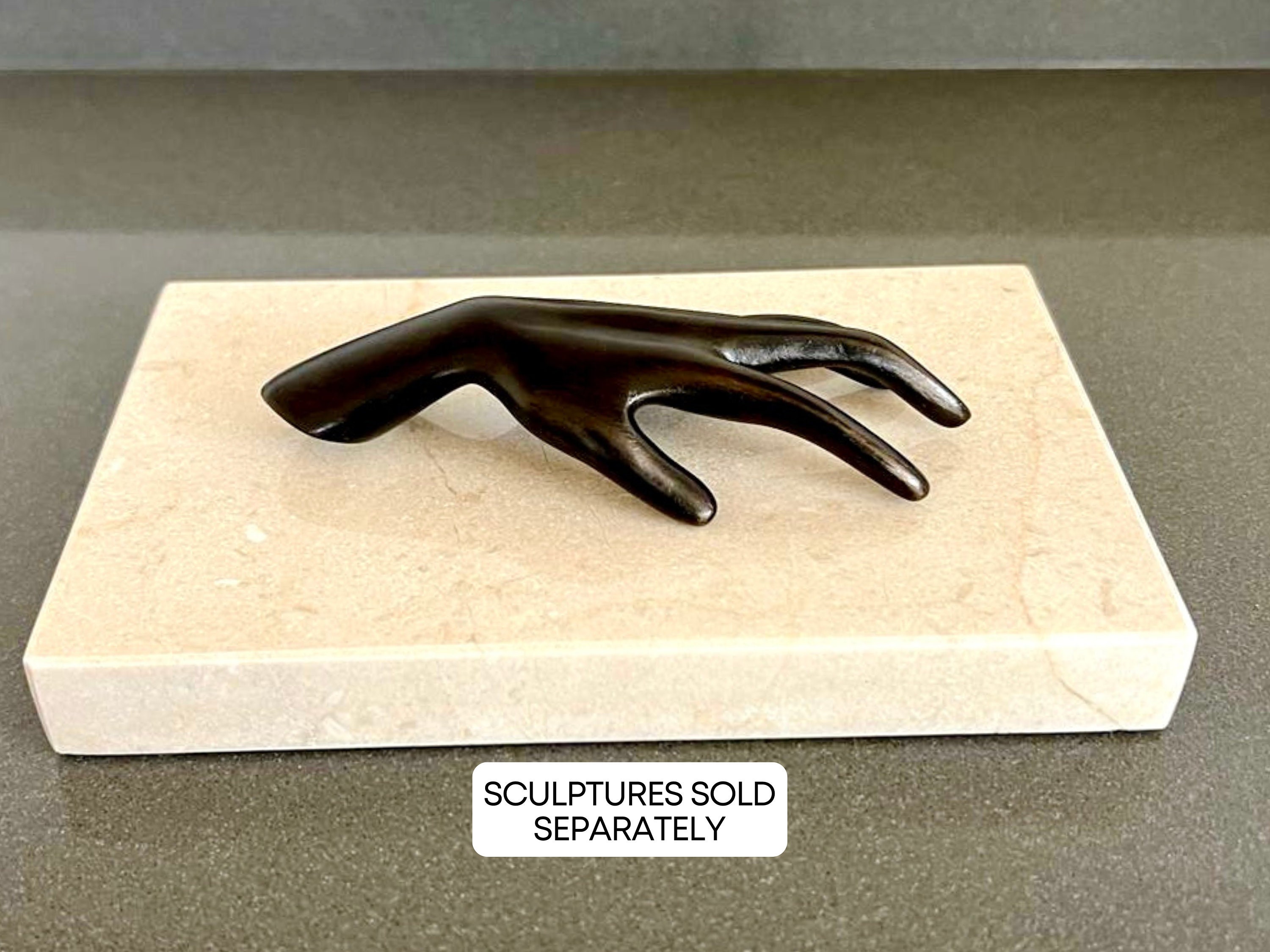 Rectangular Cream Color Marble Slab for Bronze Sculpture Marble ...