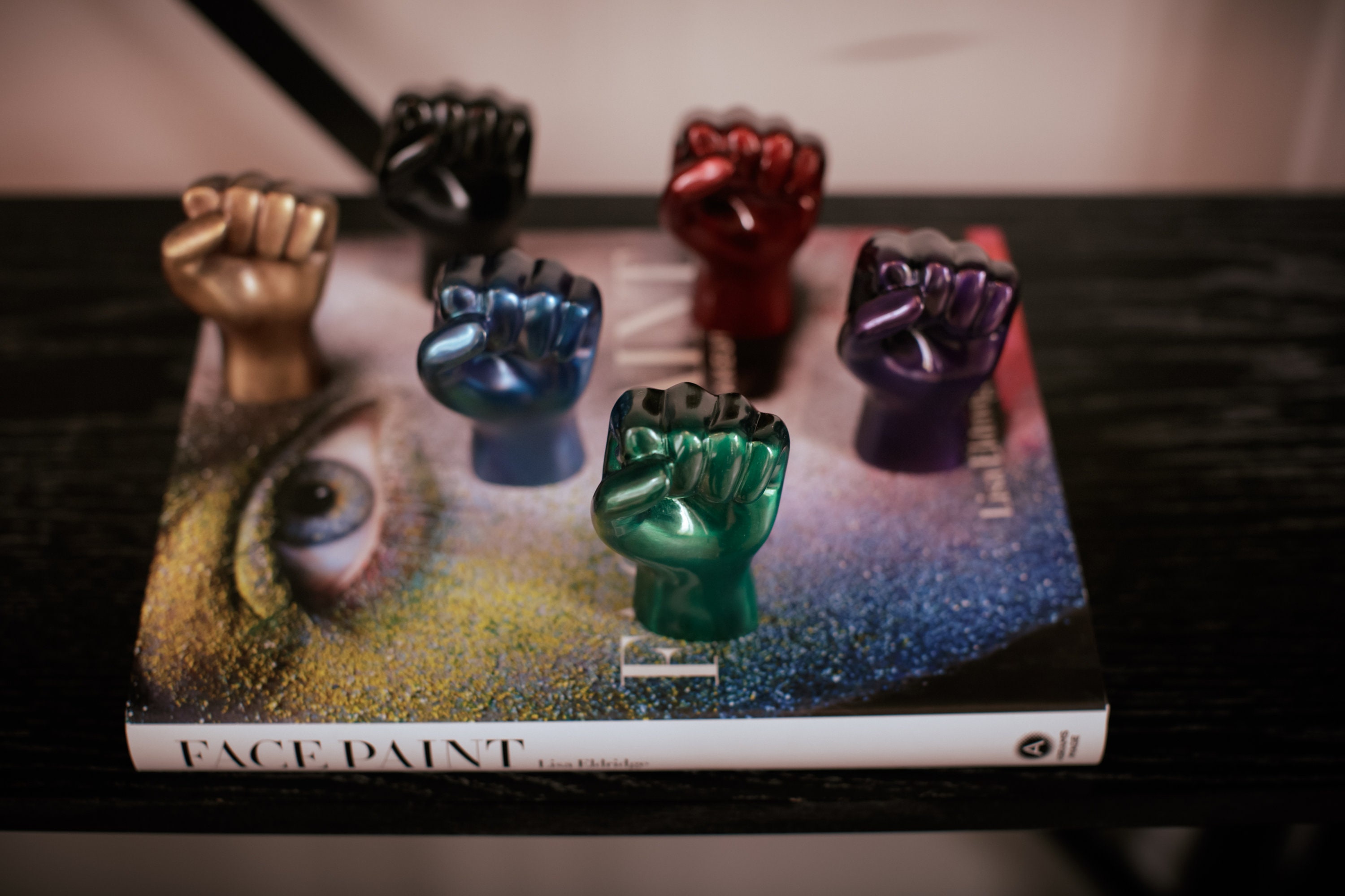 Resilience Hand Gesture Fist Bronze Sculpture Empowerment Gift Home and ...